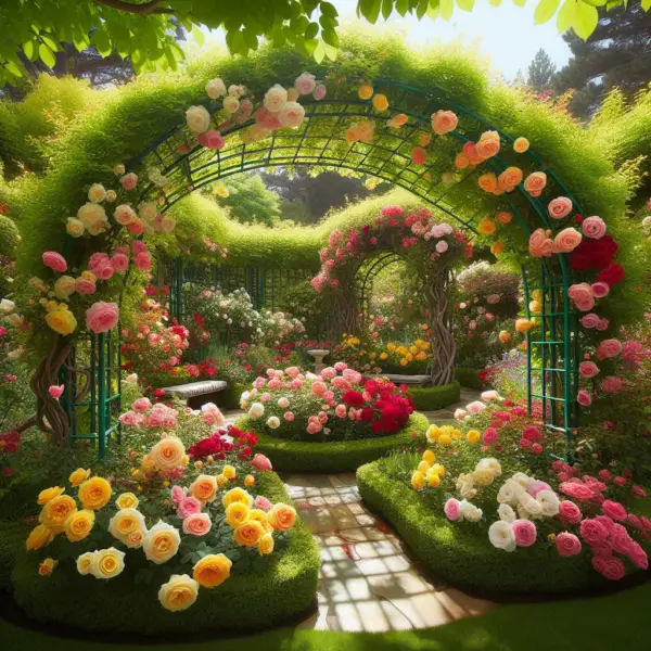 Roses in Garden Design: Cultivating Beauty in Outdoor Areas - Flowers ...